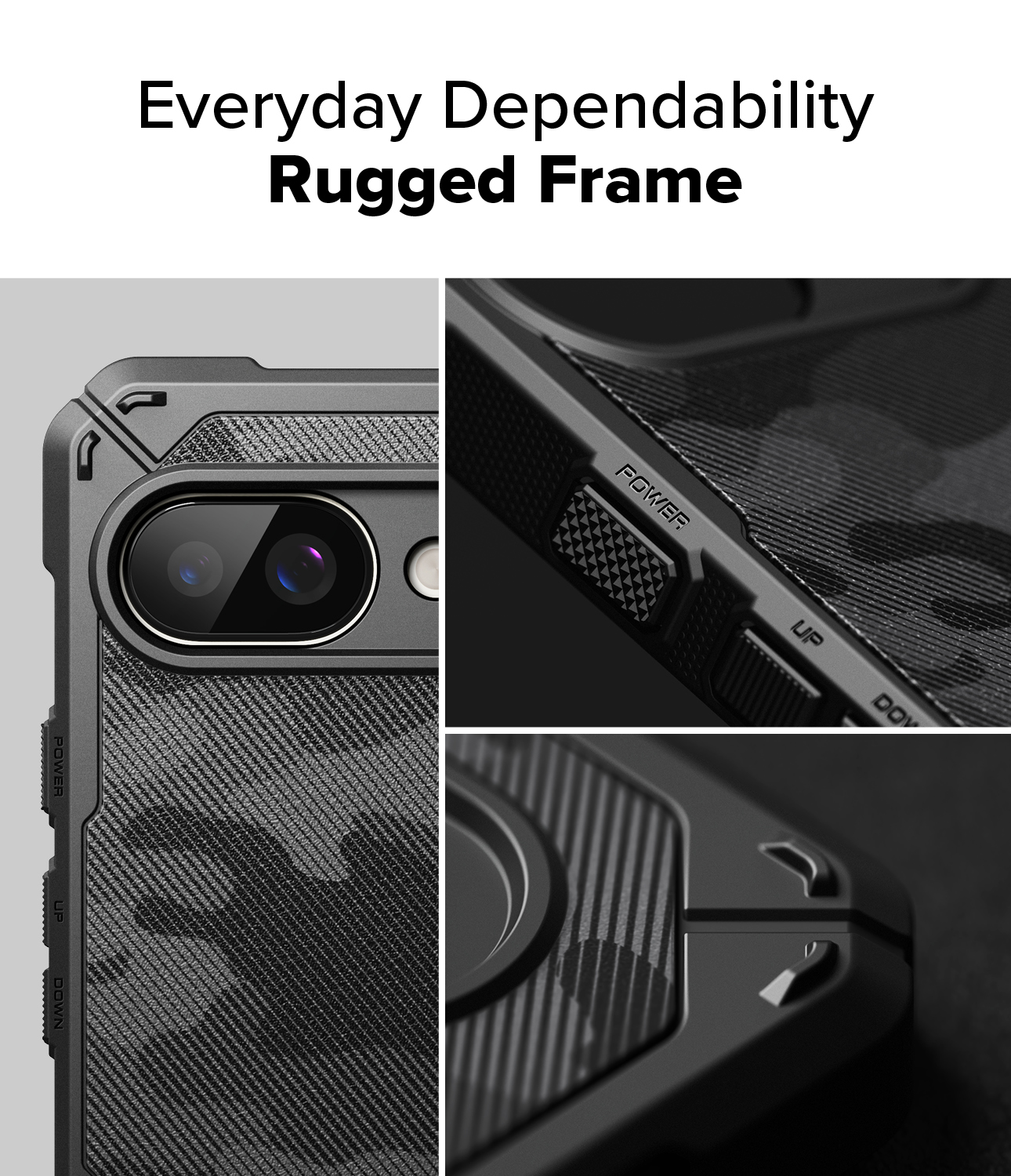 Ringke Rugged Gear for Google Pixel 9a Anti-Fingerprint Non-Slip ...
