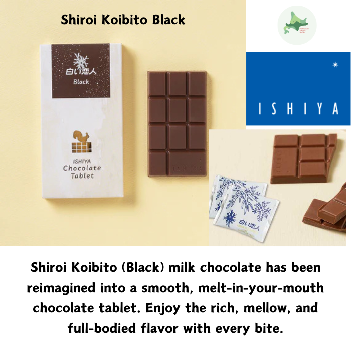 Ishiya Hokkaido Chocolate Tablet – Shiroi Koibito White / Shiroi ...
