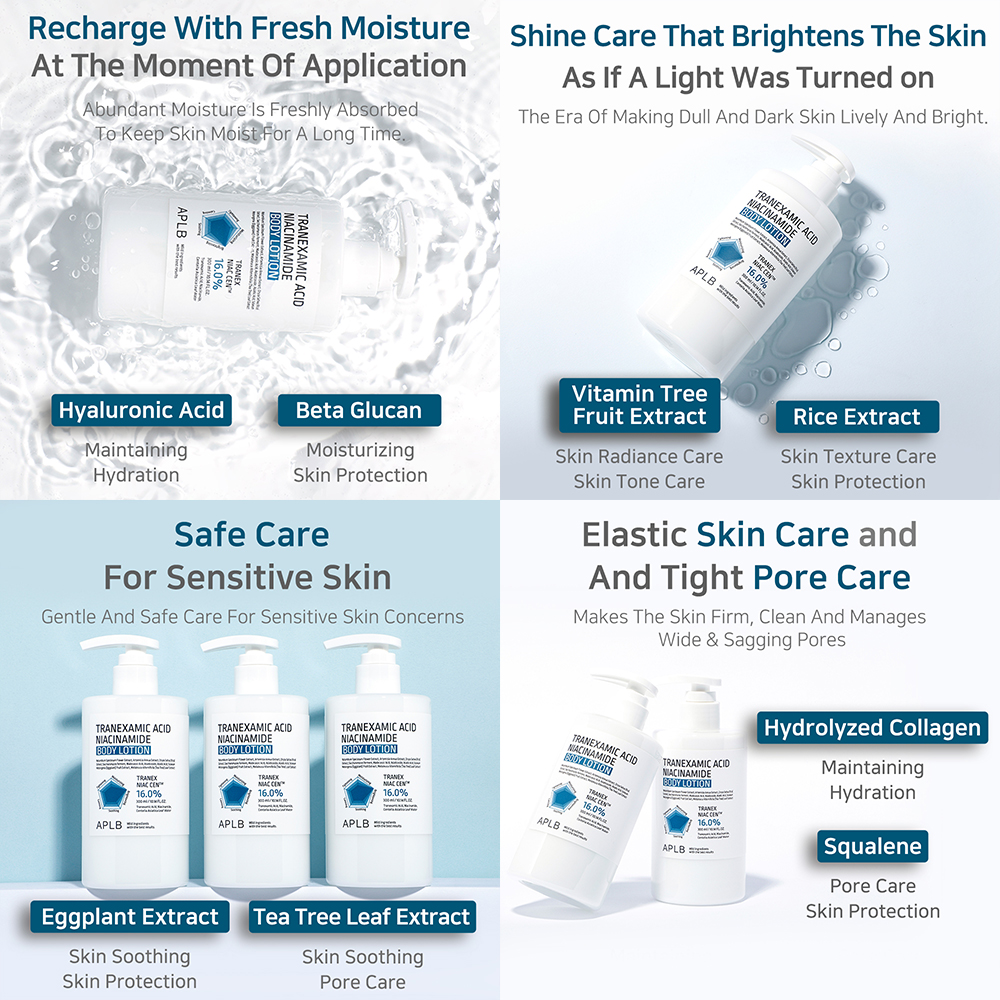 APLB TRANEXAMIC ACID NIACINAMIDE BODY LOTION 300ml | Shopee Philippines