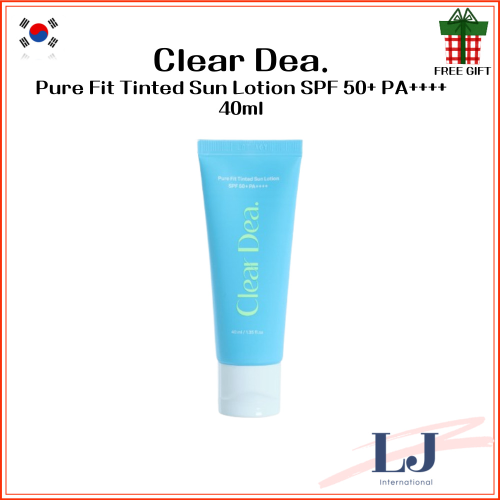 ClearDea. Pure Fit Tinted Sun Lotion SPF 50+ PA++++ 40ml | Shopee ...