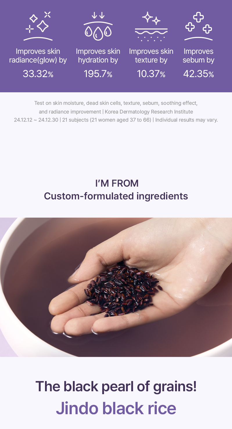[I'm from] Black Rice Toner 150ml / Glowy, not oily / for oily skin ...