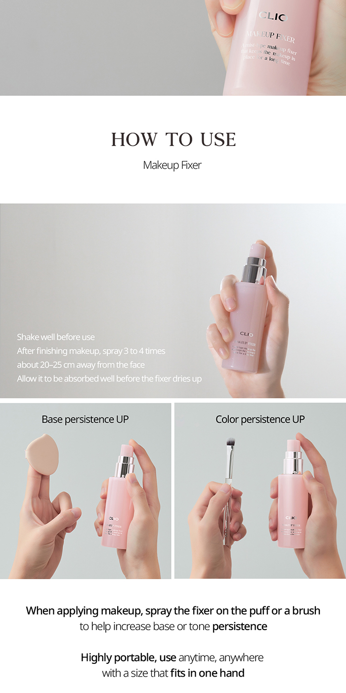 [CLIO] Makeup Fixer 50ml | Shopee Philippines