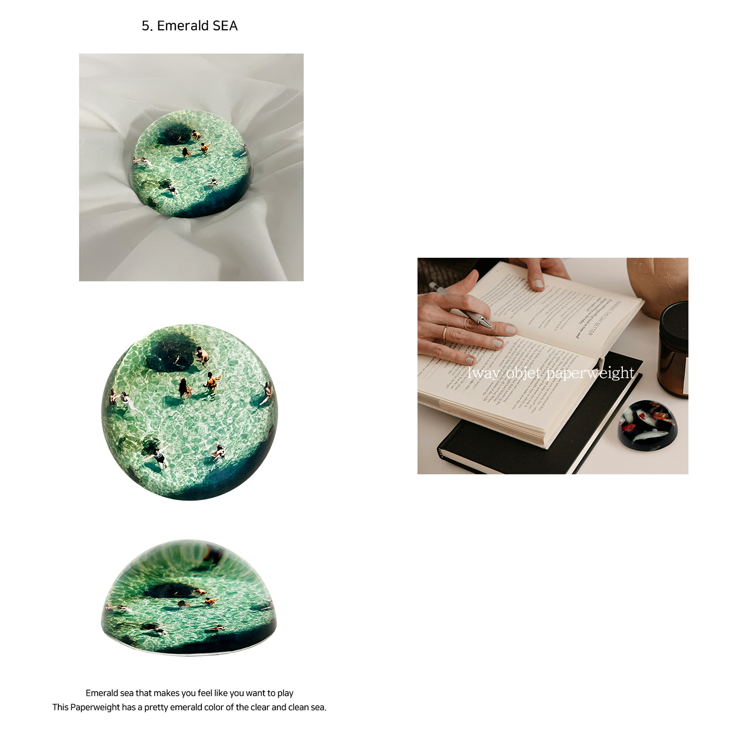 lway - [Objet Paperweight] Crystal Paperweight / Book Weight / Book ...