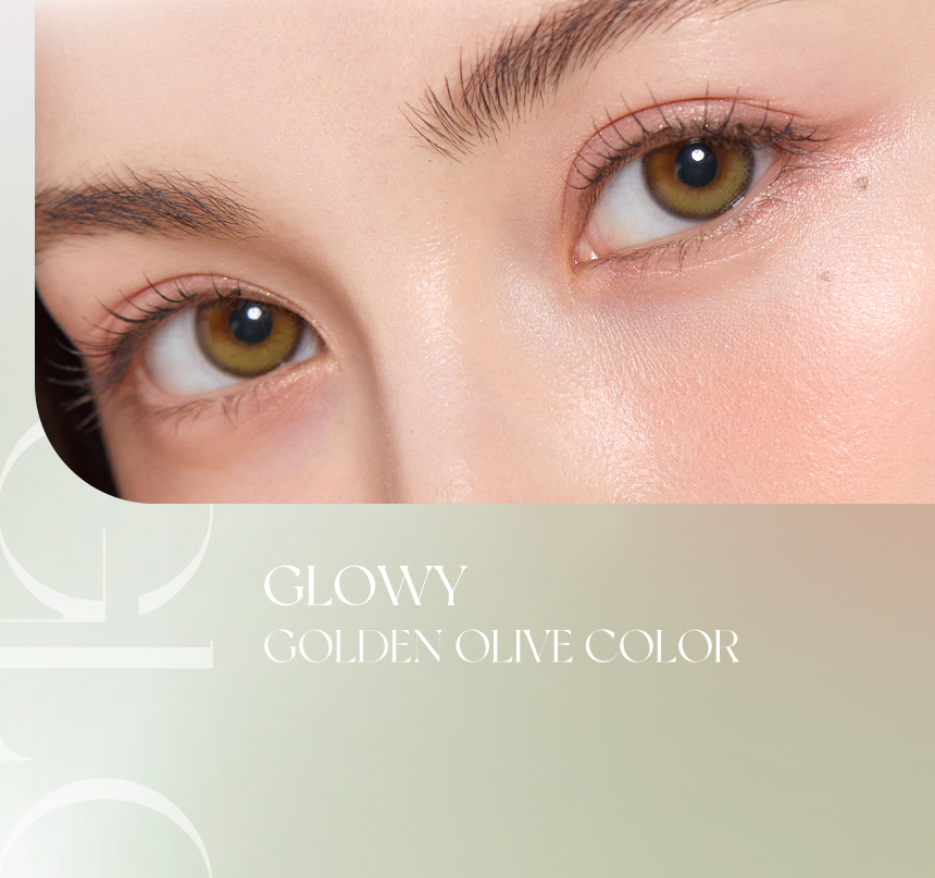 OLENS Official Glowy Golden Olive 1Day 10P Contact Lens | Shopee ...