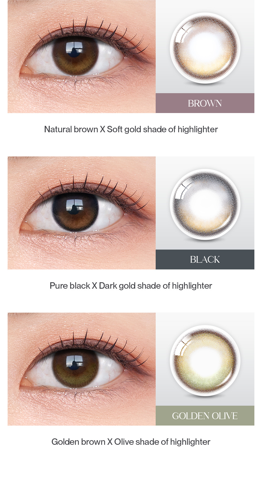 OLENS Official Glowy 3 Pairs 1Day Trial Set With Tweezer | Shopee ...