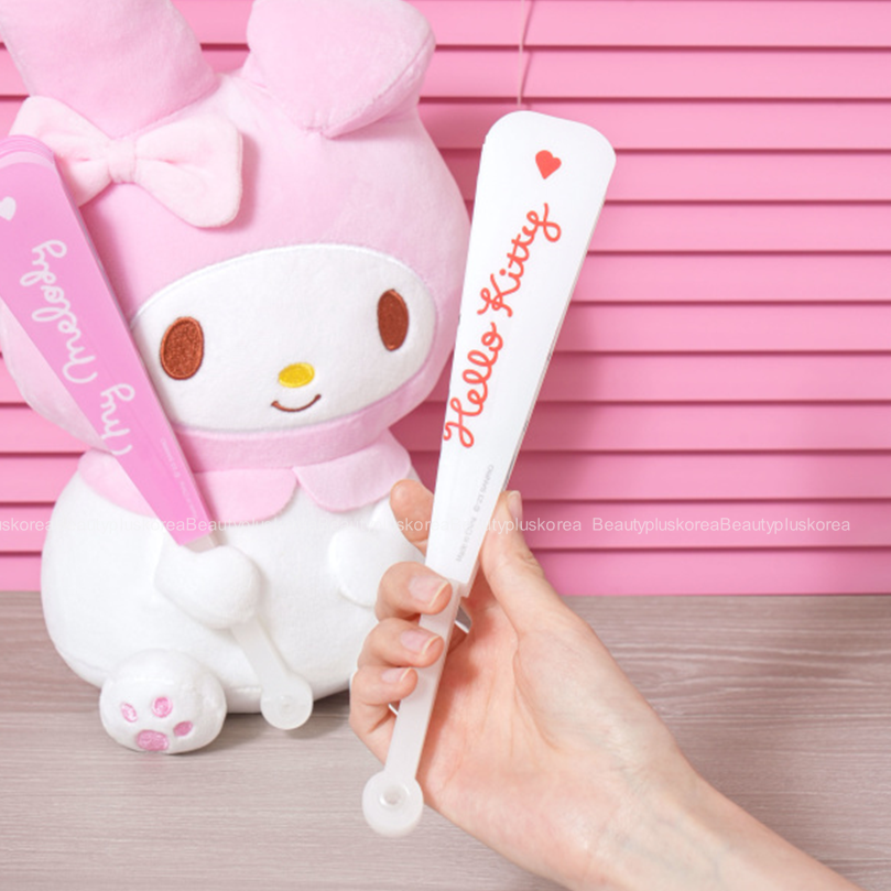 [DAISO] Foldable Hand Fan (Kitty / Mymelody) | Shopee Philippines