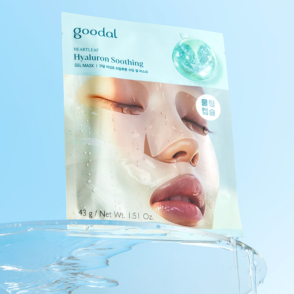[GOODAL] Ice Heartleaf Hyaluron Soothing Gel Mask (1ea/5ea) | Deep ...