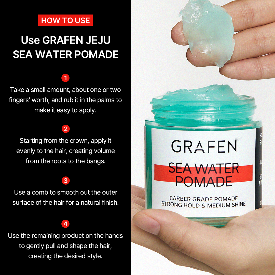 Grafen Sea Water Pomade 100g, Neat Water Pomade 100g | Shopee Philippines