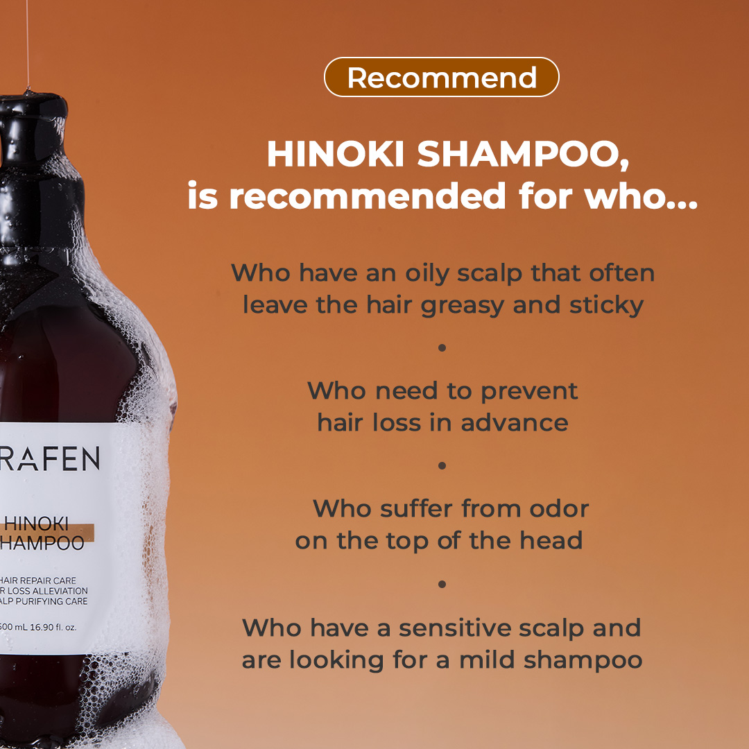 Grafen Bundle of 3 / Hinoki Shampoo 500ml Plus Treatment 300ml Plus ...