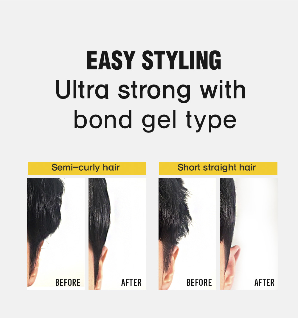 [DASHU] For Men Premium Ultra Bond Gel Down Perm 100ml (Self Perm Kit ...