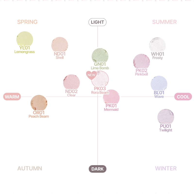 [2aN] Pure Glash HighLighter 2.7g / 10 Colors | Shopee Philippines