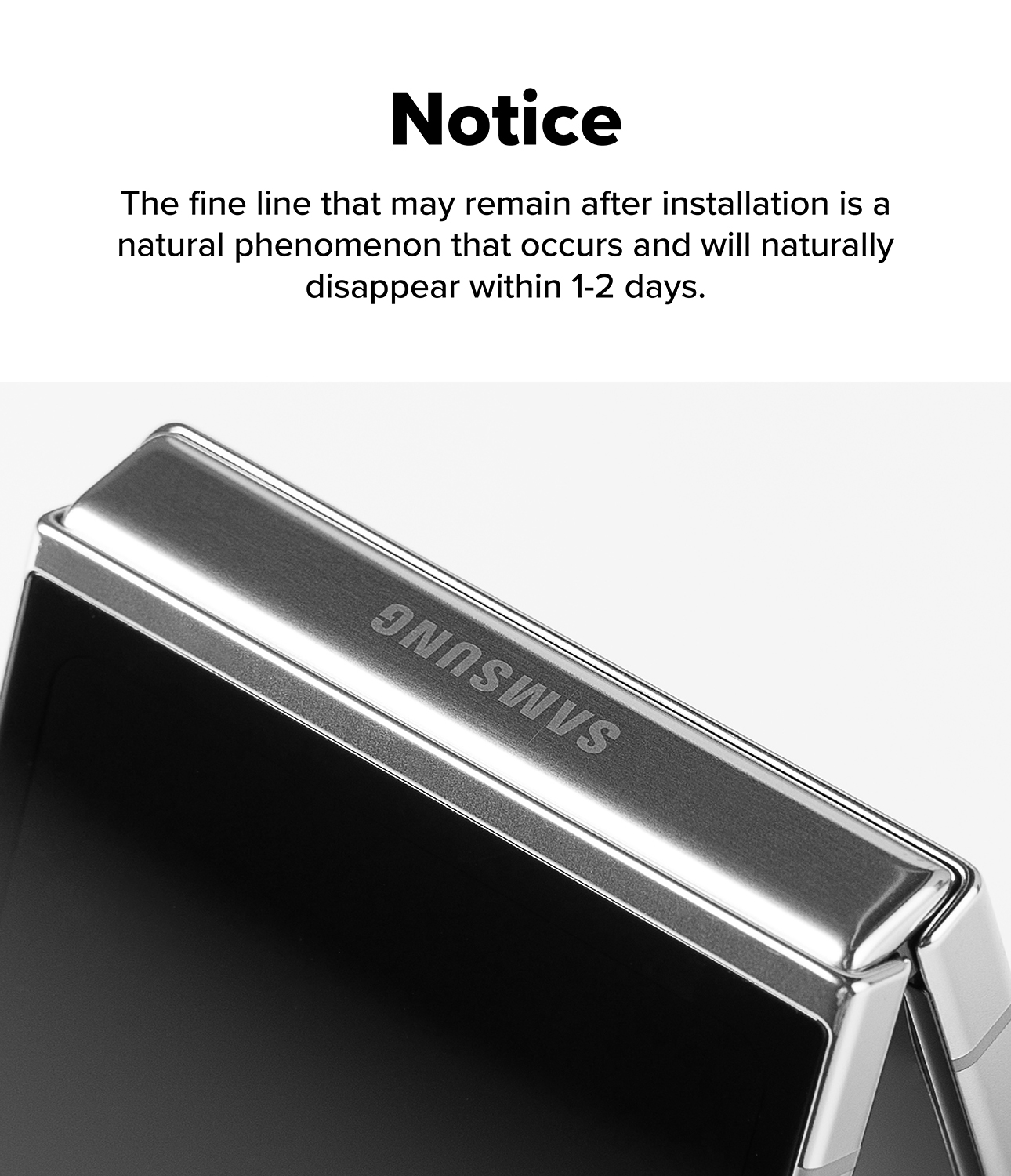 Ringke Hinge Dual Easy Pro Film for Galaxy Z Flip 7 Clear Lightweight ...