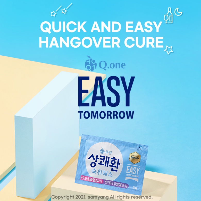 [Easy Tomorrow] Hangover refreshing pill (3g x 1sachet), hangover ...