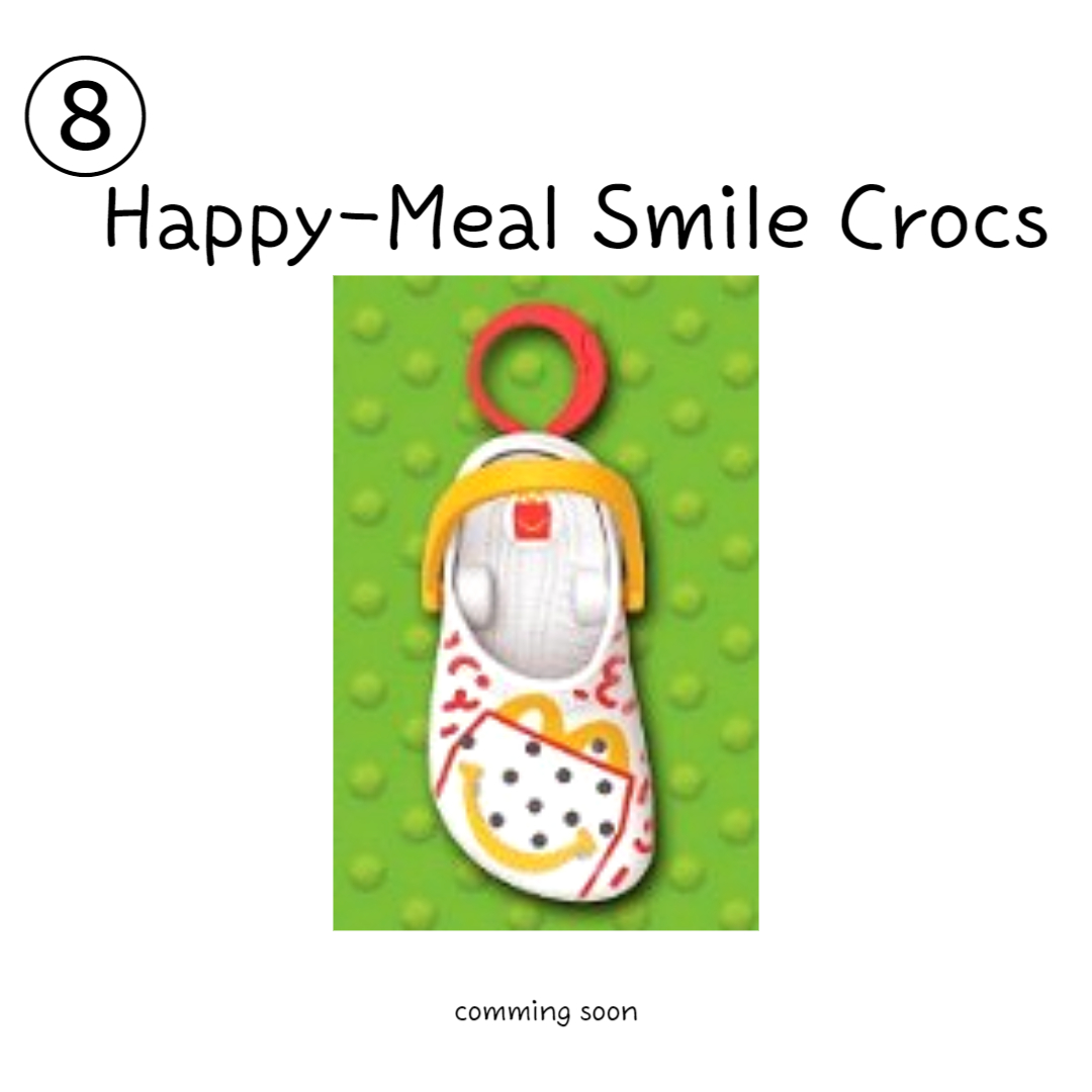 Macdonald Happy meal X CROCS Collaboration crocs key ring series ...