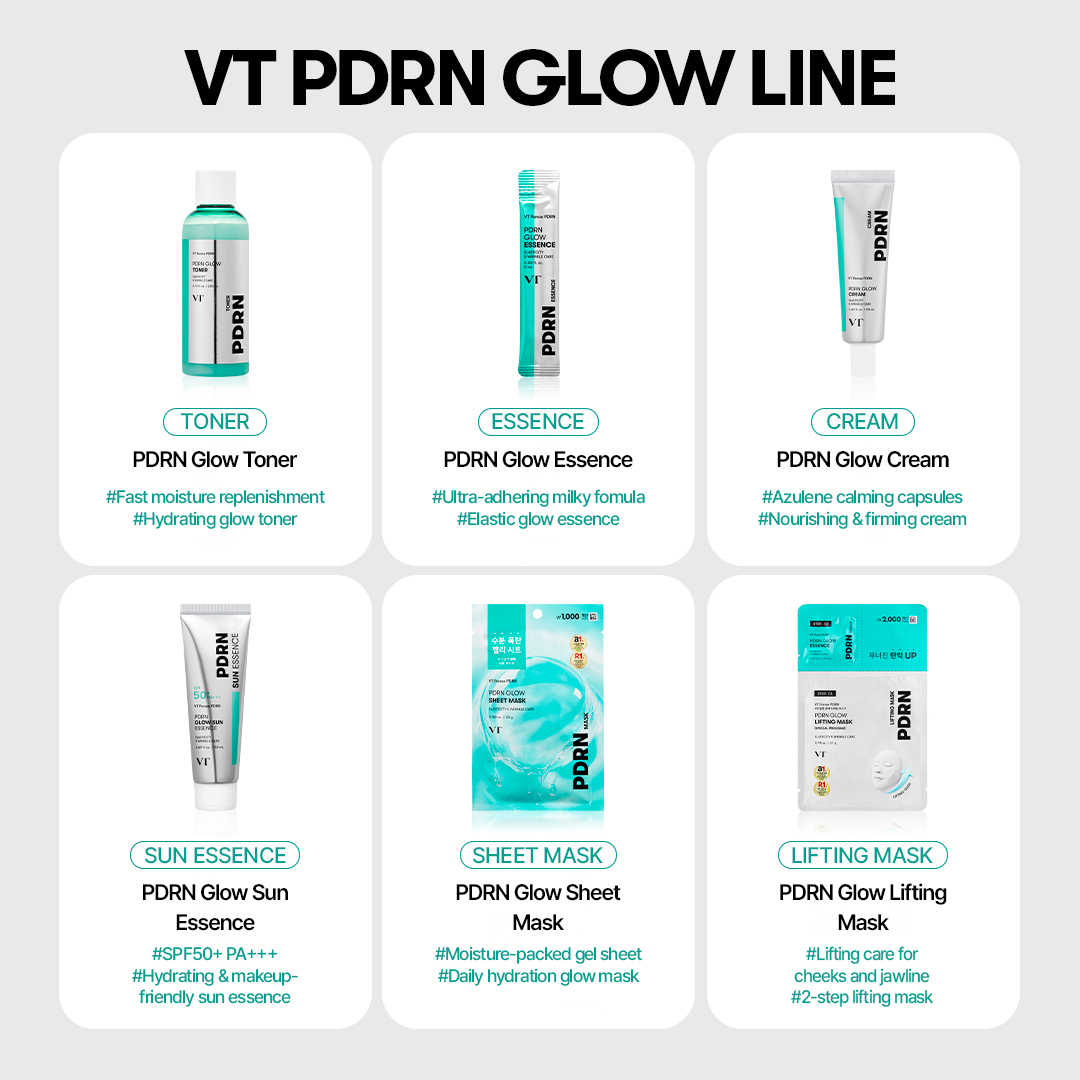 [VT] PDRN Glow Toner 200ml Vegan PDRN Toner Moisture Plumping Hydrating ...
