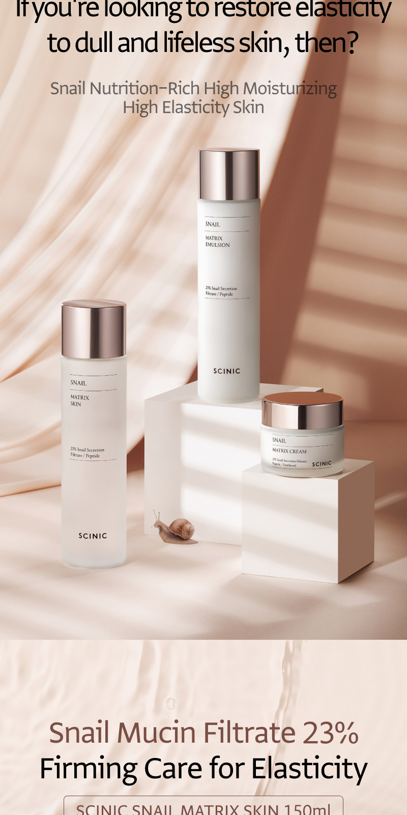 SCINIC Snail Matrix Skin 150ml | Shopee Philippines