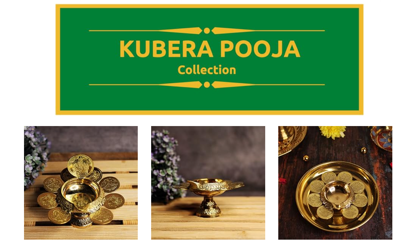 Brass Raja Astalakshmi Kuber Diya | Lakshmi Kubera Vilakku Brass ...
