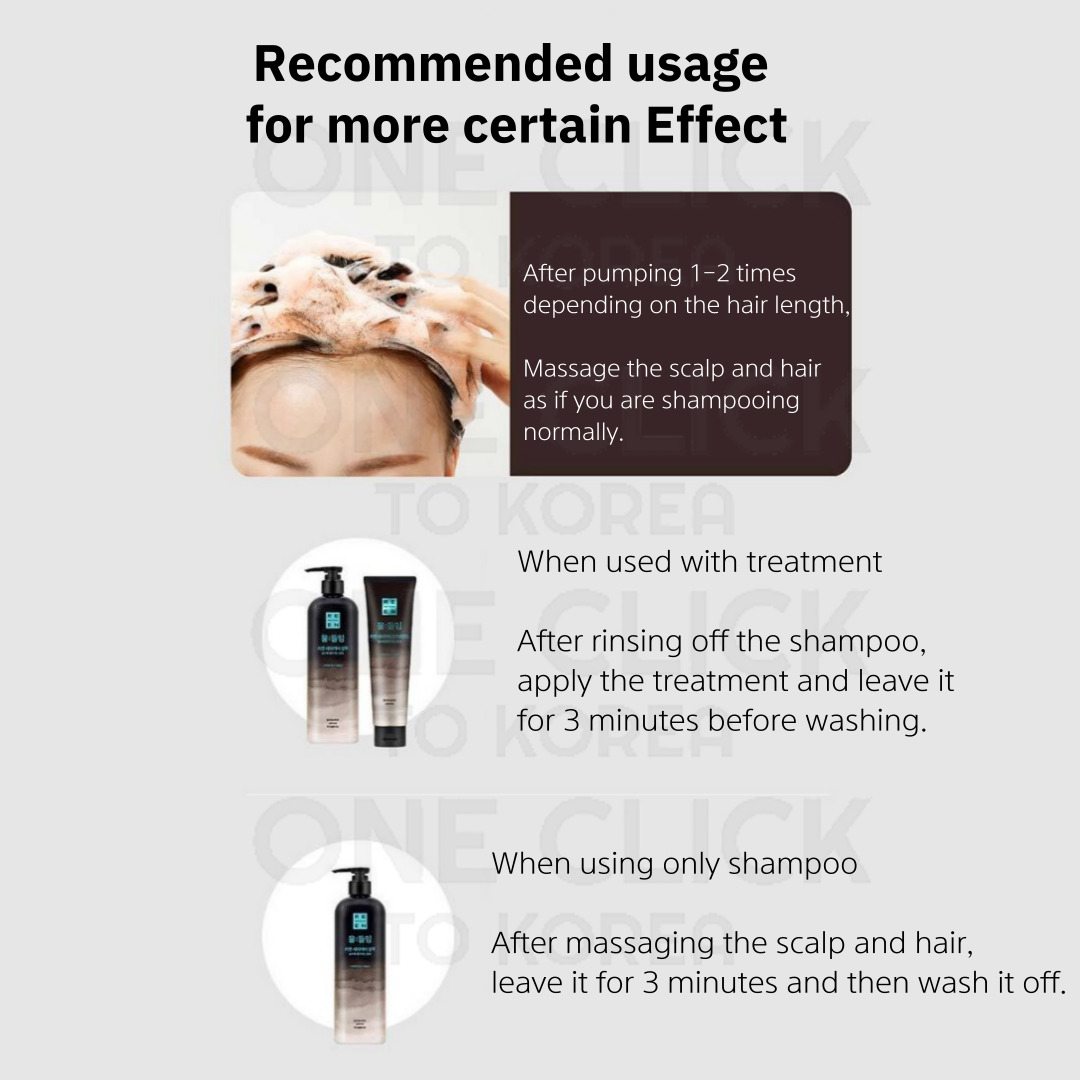 [REEN] Natural Hair Concealer Gray Hair Cover Shampoo Anti-Hair Loss ...