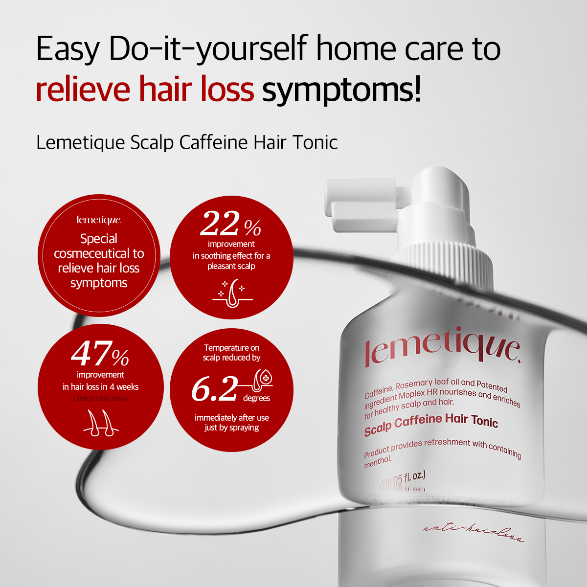 Lemetique Scalp Caffeine Hair Tonic 120ml | Shopee Philippines