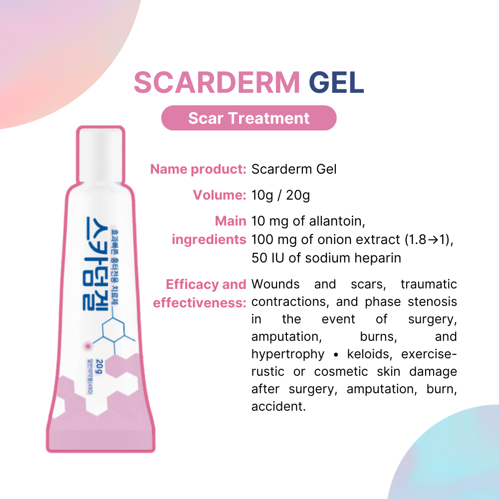 Scarderm Gel 20g - Acne Scar Treatment for Clear Skin, Dermatologist ...