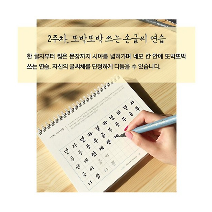 Korean Handwriting Practice Book (Handy Workbook) 한글 손글씨 연습 | Shopee ...