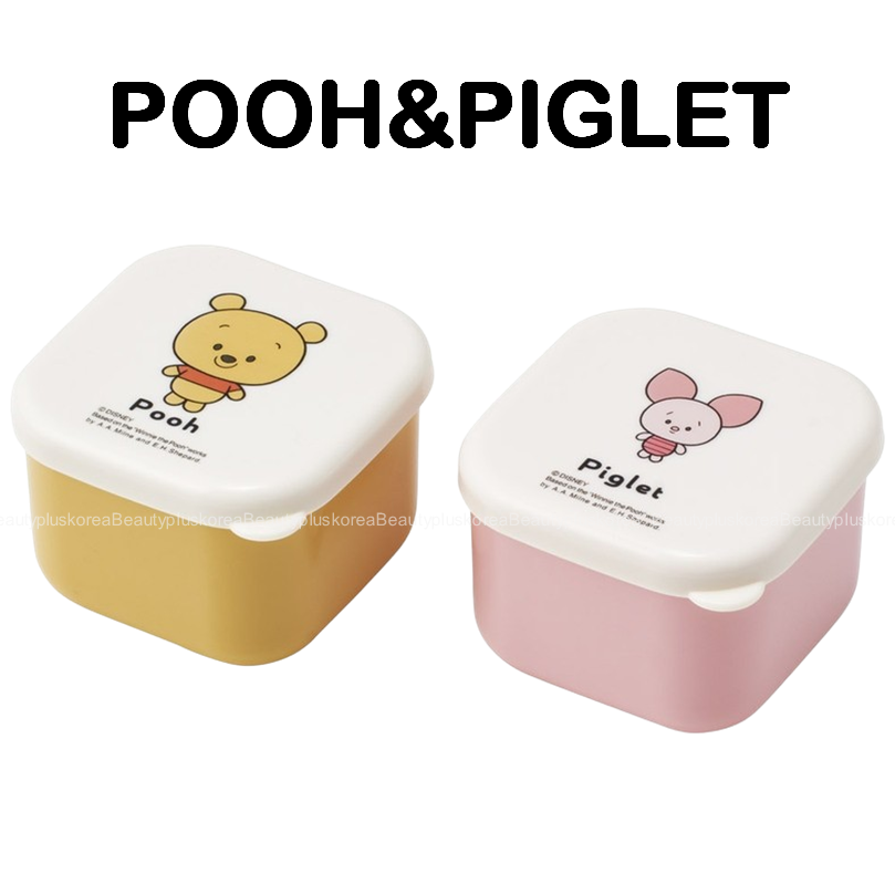 [SKATER] Antibacterial Mini Seal Box 130ml 2p MO1WAG (Mickey&Minnie / Pooh&Piglet / Donald&Daisy ...