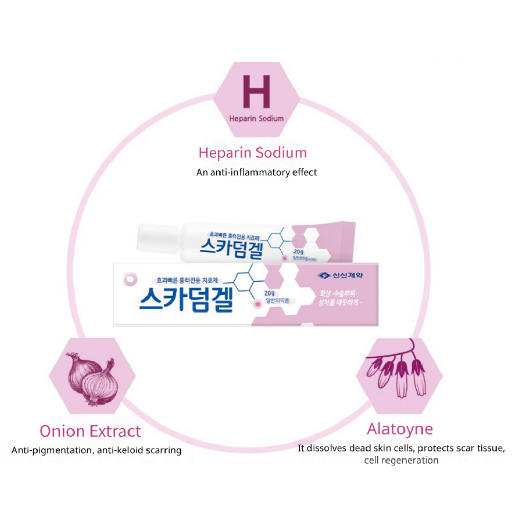 Scarderm Gel 20g - Acne Scar Treatment for Clear Skin, Dermatologist ...