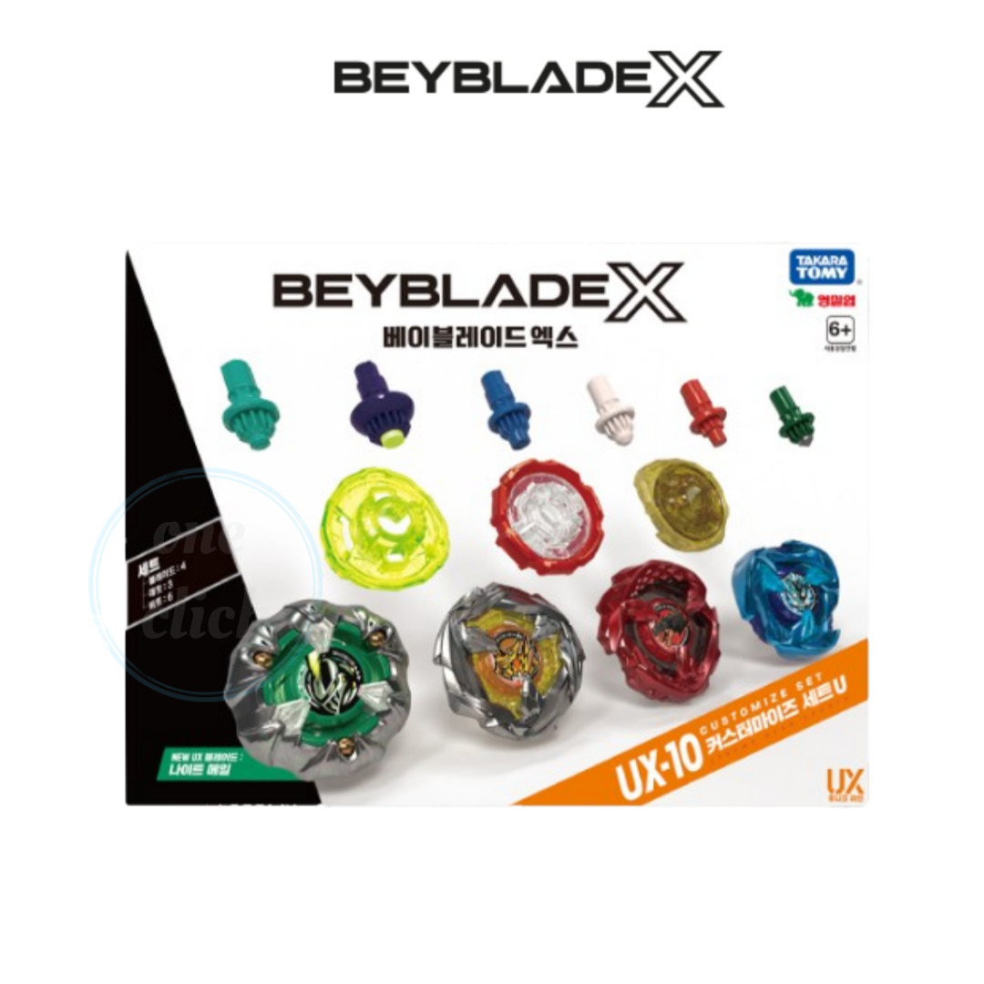 TAKARA TOMY Beyblade X Customize Set UX-10 – Original Beyblade Parts ...