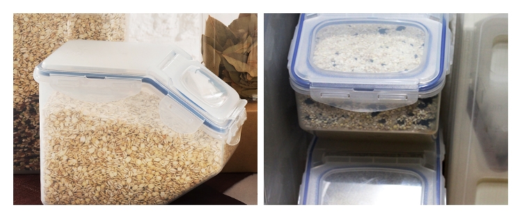 LocknLock 5kg Grain Container Candy Rice Flour Cereal Pet Food Case ...