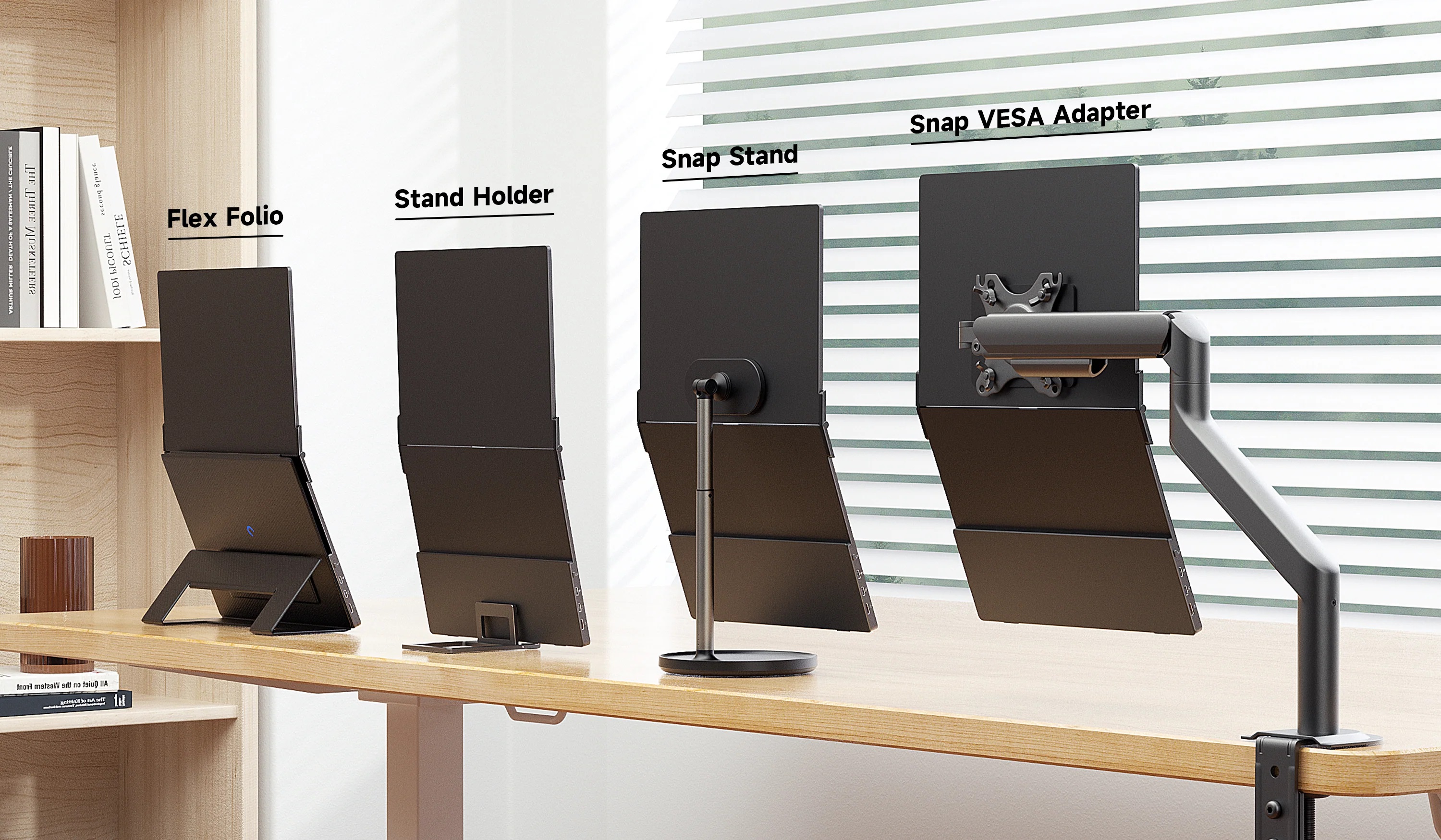 JSAUX Snap VESA Adapter for FlipGo Dual Screen Portable Monitor ...