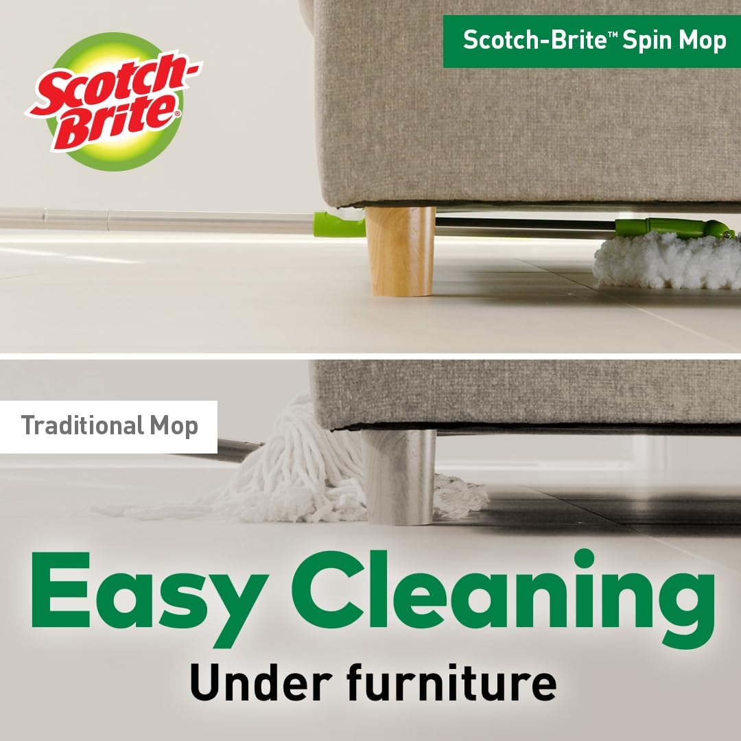 3M Scotch-Brite Single Bucket Spin Mop Set | Shopee Philippines