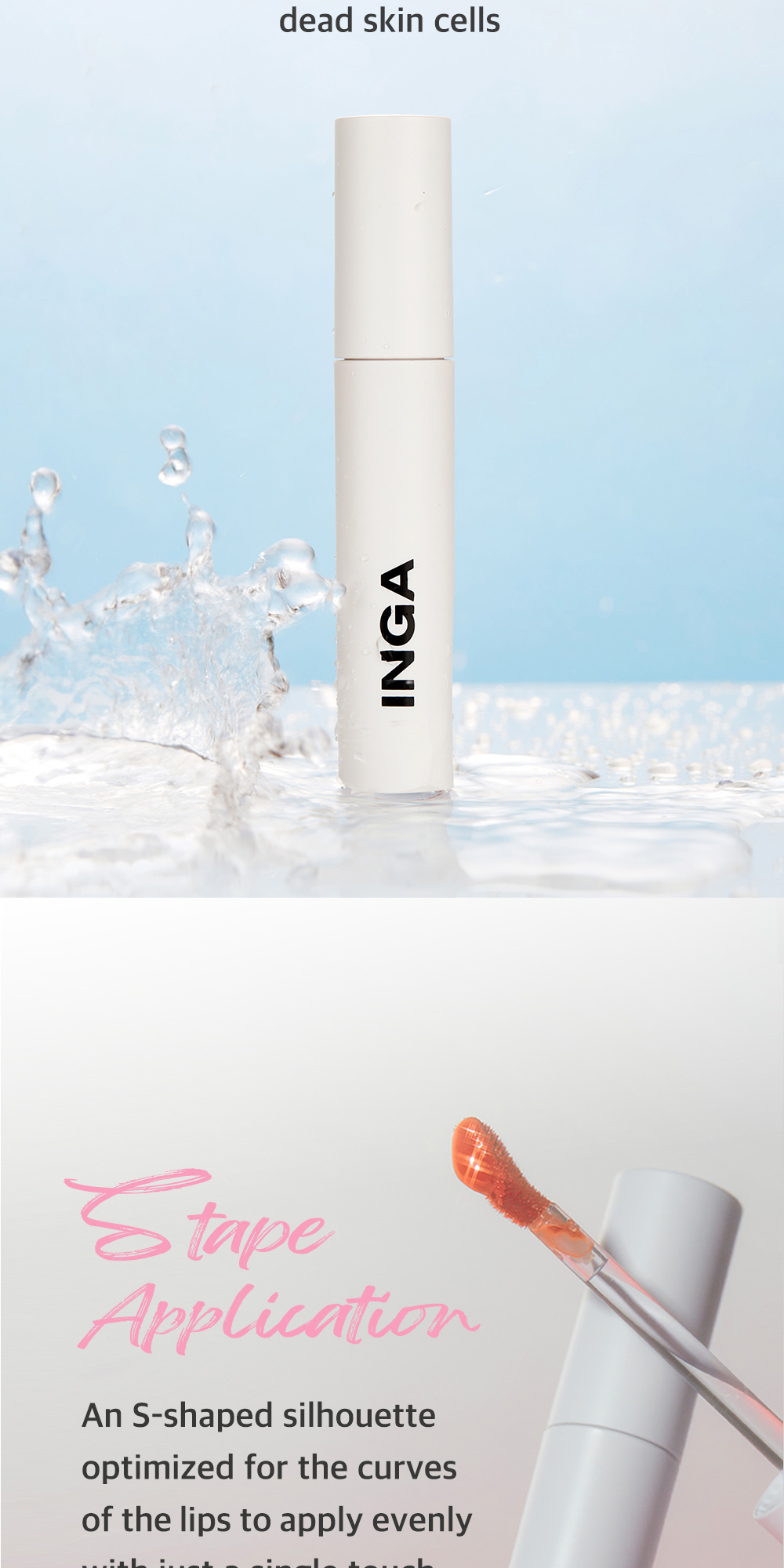 INGA Glassy Water Glow Lip Tint (SNOWY/ GLASSY_13 colors) | Shopee ...