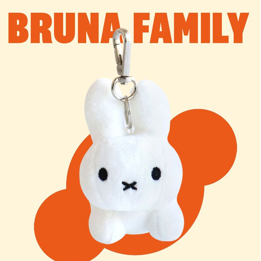 [MIFFY] Miffy Standing/BRUNA FAMILY Rabbit Bag Kyering Bag charm ...
