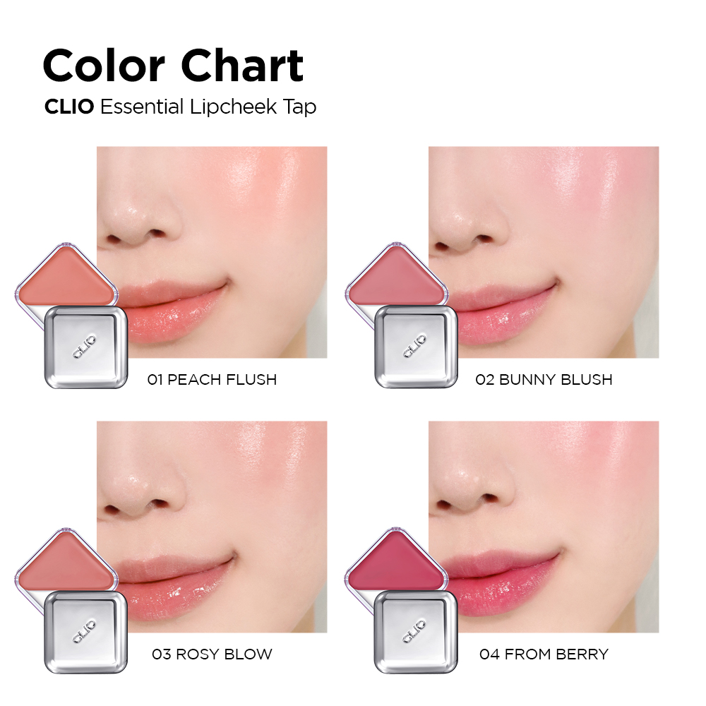 [CLIO] Essential Lip Cheek Tap | Shopee Philippines
