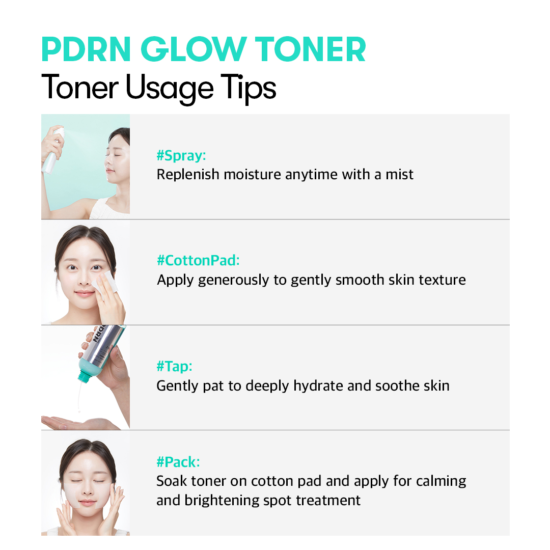 [VT] PDRN Glow Toner 200ml Vegan PDRN Toner Moisture Plumping Hydrating ...