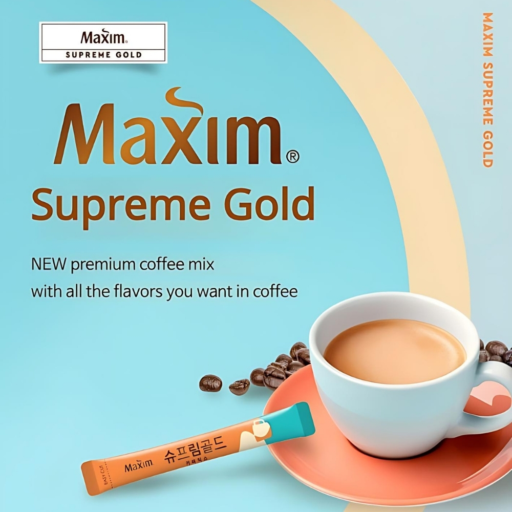 [Maxim] Supreme Gold / Coffee Mix / Park Seo Joon Coffee / Instant ...