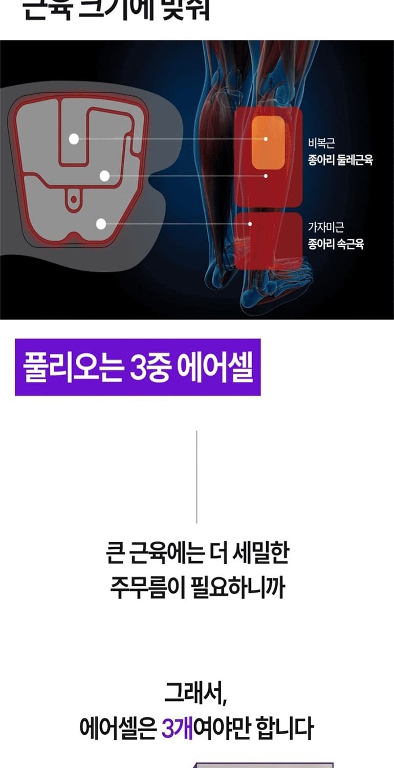 Pulio Calf Massager V3 Wireless Heated Air Pressure Leg Massager ...