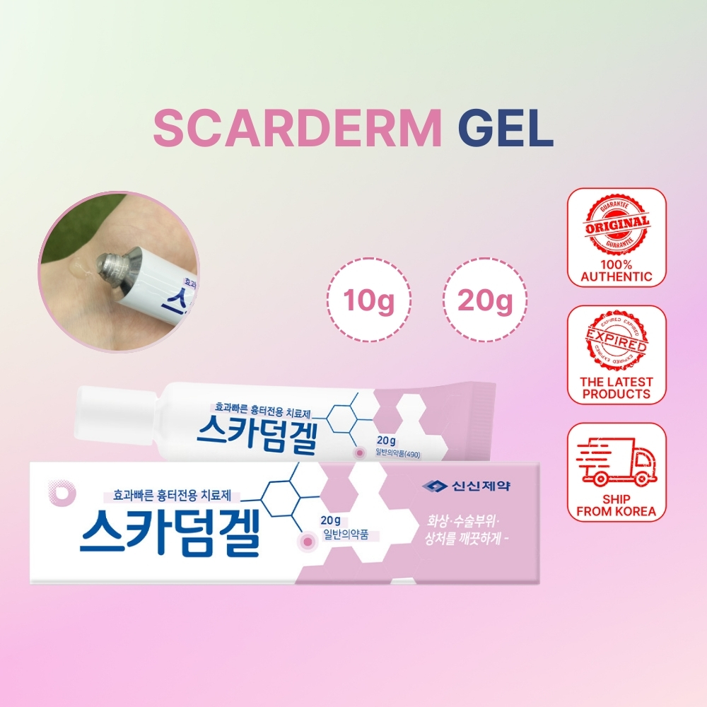 Scarderm Gel 10g, 20g Korea scar care after laser surgery, Removes Acne ...