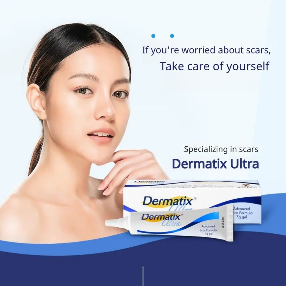 Dermatix Ultra Gel 7g for Scar Reduction and Skin Care with Silicone ...