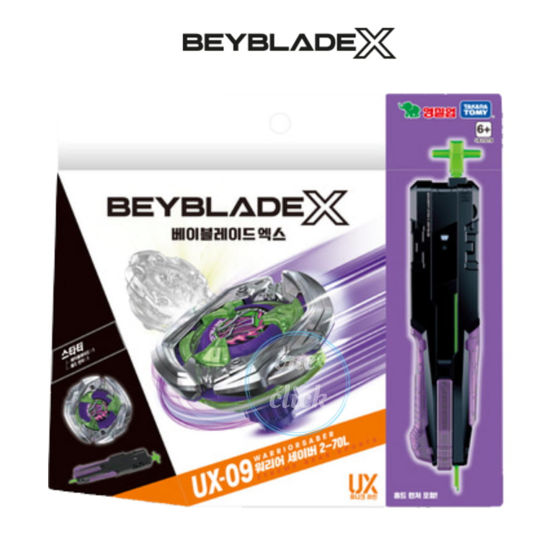 TAKARA TOMY BEYBLADE X UX-09 Samurai Saber Warrior Saver 2-70L | Top + Launcher | Beyblade ...