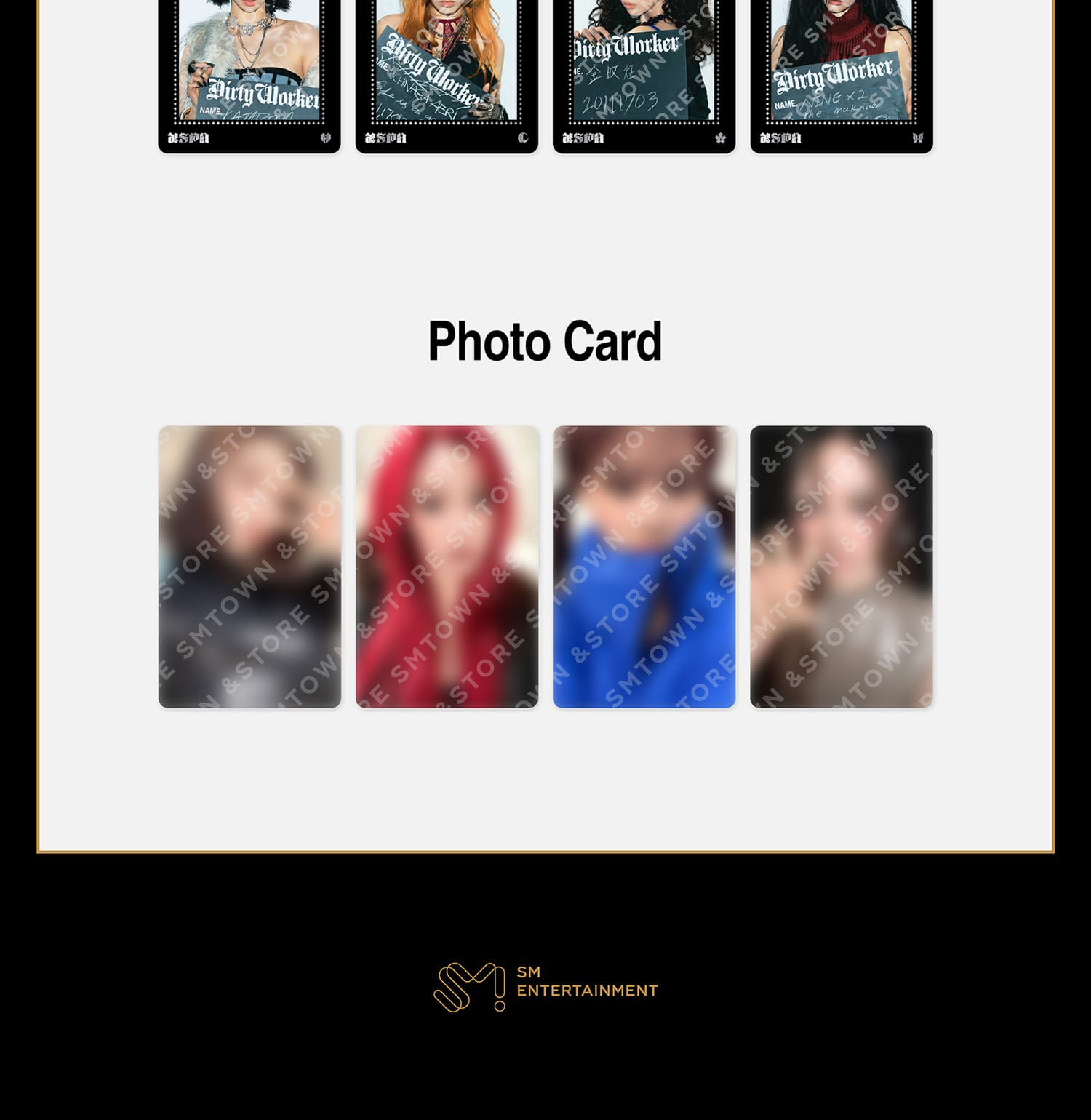 (Random Trading Card Set) aespa [Dirty Work] OFFICIAL MD (8th Sep.2025) | Shopee Philippines