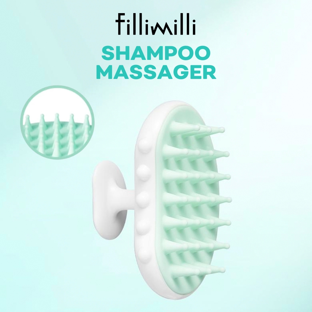 Fillimilli Olive Young Hair Scalp Shampoo Brush (Massager) - Olive ...