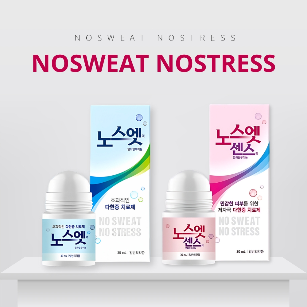 NOSWEAT Sense Solution, Anti-perspirant roll on, 30ml, Reduce Excessive ...