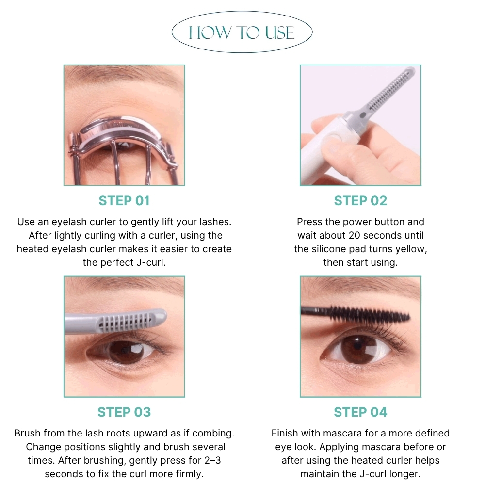 Fillimilli Olive Young Dual Heated Eyelash Curler | Shopee Philippines