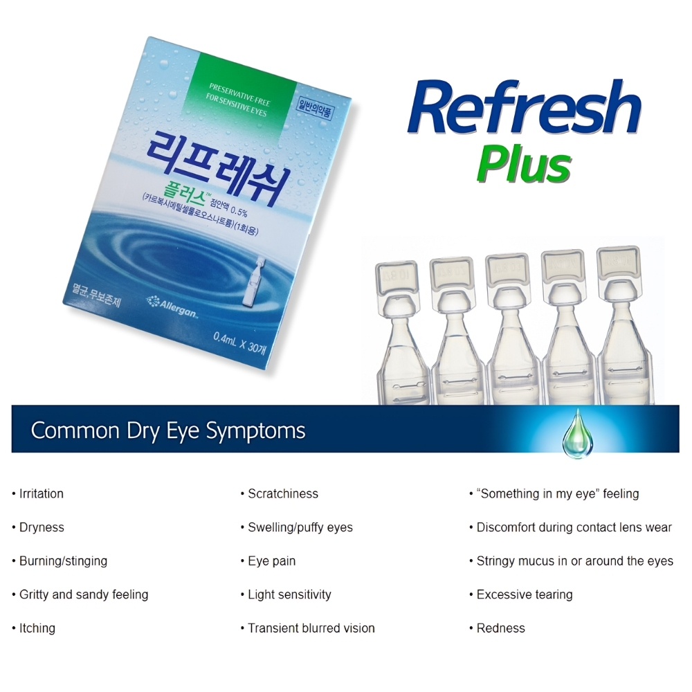 [REFRESH] Plus Eye Drops 30s X 0.4ml / Lubricant Eye Drops ...