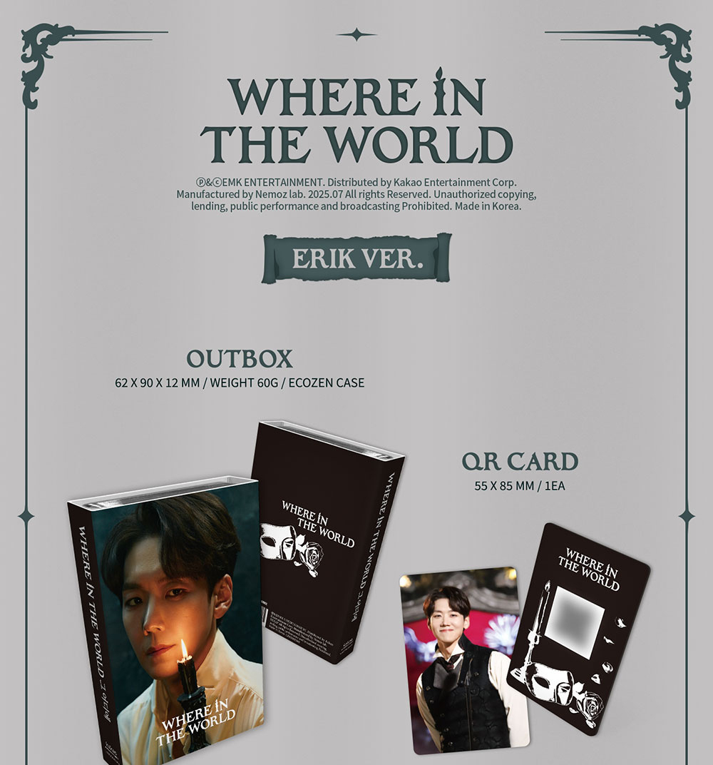 (PHANTOM / ERIK ver. - NEMO) Kai [Where In The World] Musical Single ...