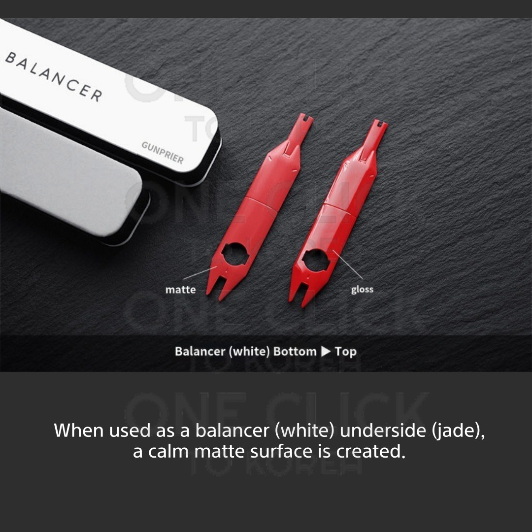 GUNPRIMER GP Balancer - White Gloss TOY Polisher - Gray Scratch Remover ...