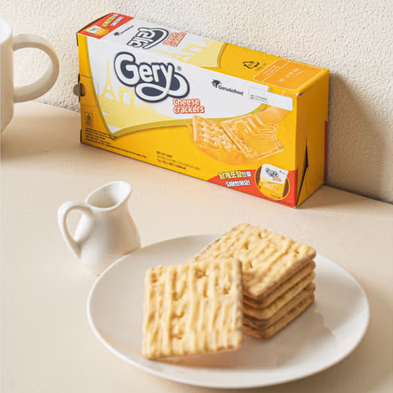 Gery Cheese Crackers 72g Delicious Crispy Snack / Individually Wrapped ...