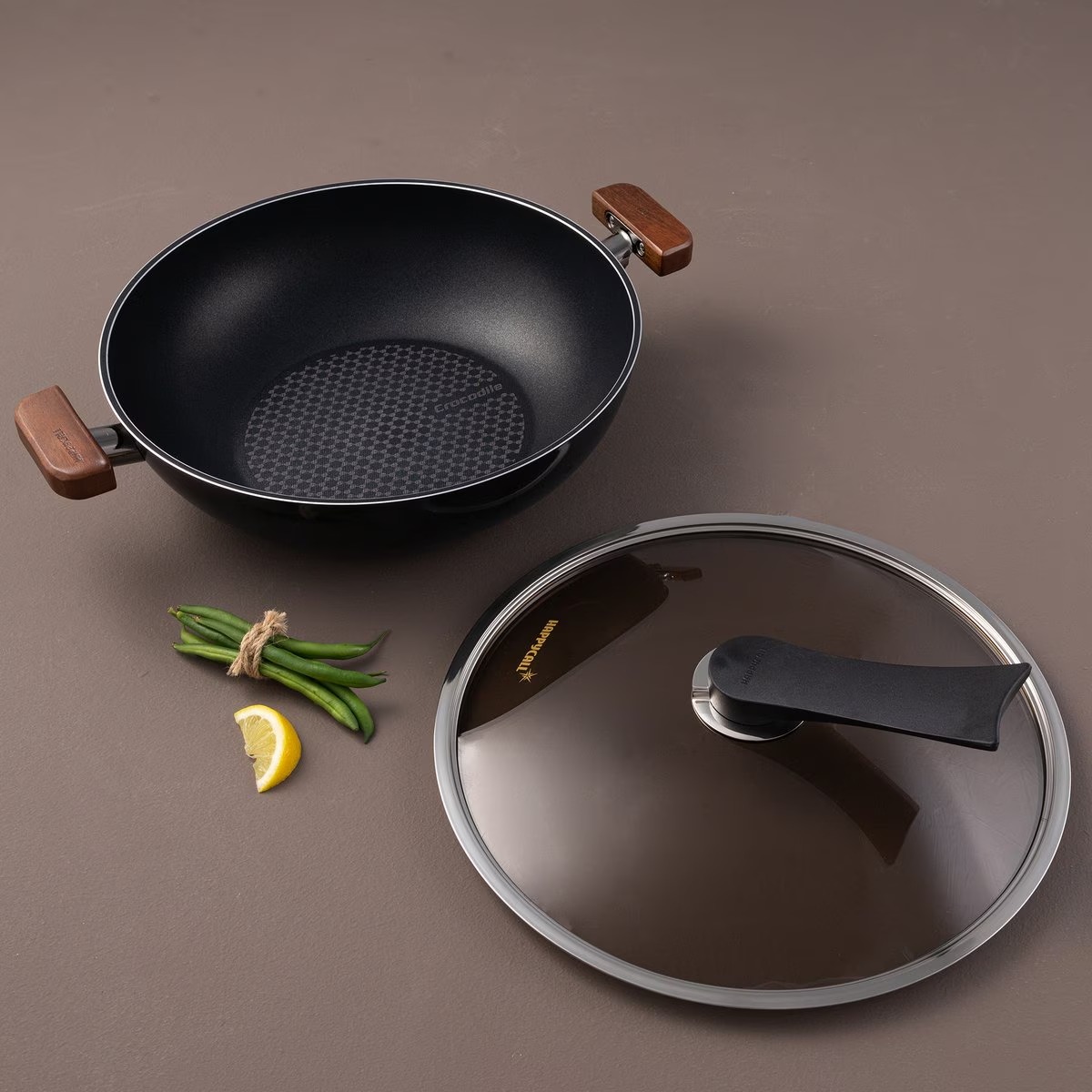 Happycall Titanium Nonstick IH Induction Crocodile Chef Pan & Pot 32cm | Shopee Philippines