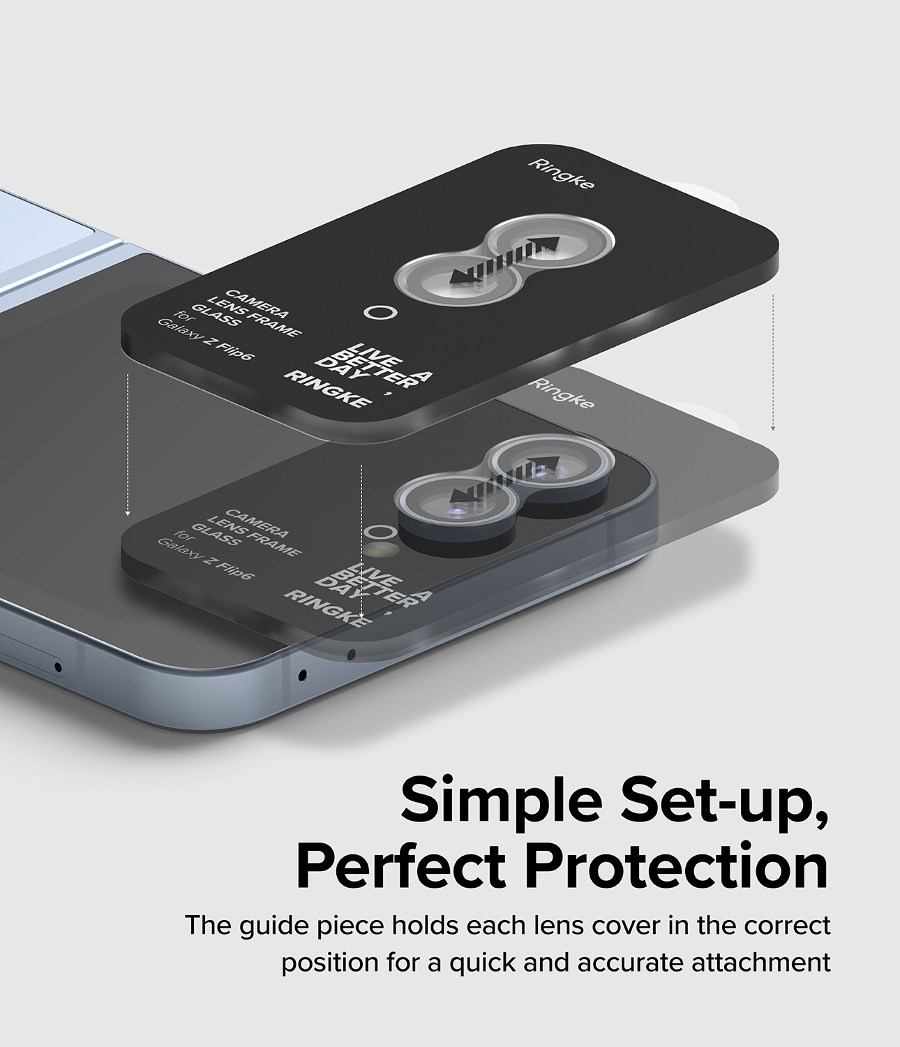 Ringke Camera Lens Frame Glass for Galaxy Z Flip 6 Camera Lens ...